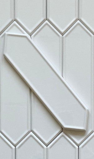 Berkshire Dove Snow Frame Picket Glossy – Stonebridge Mosaics