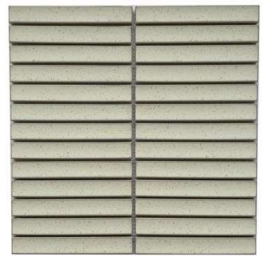 Bridgewood Stacked White Ceramic Mosaic – Stonebridge Mosaics